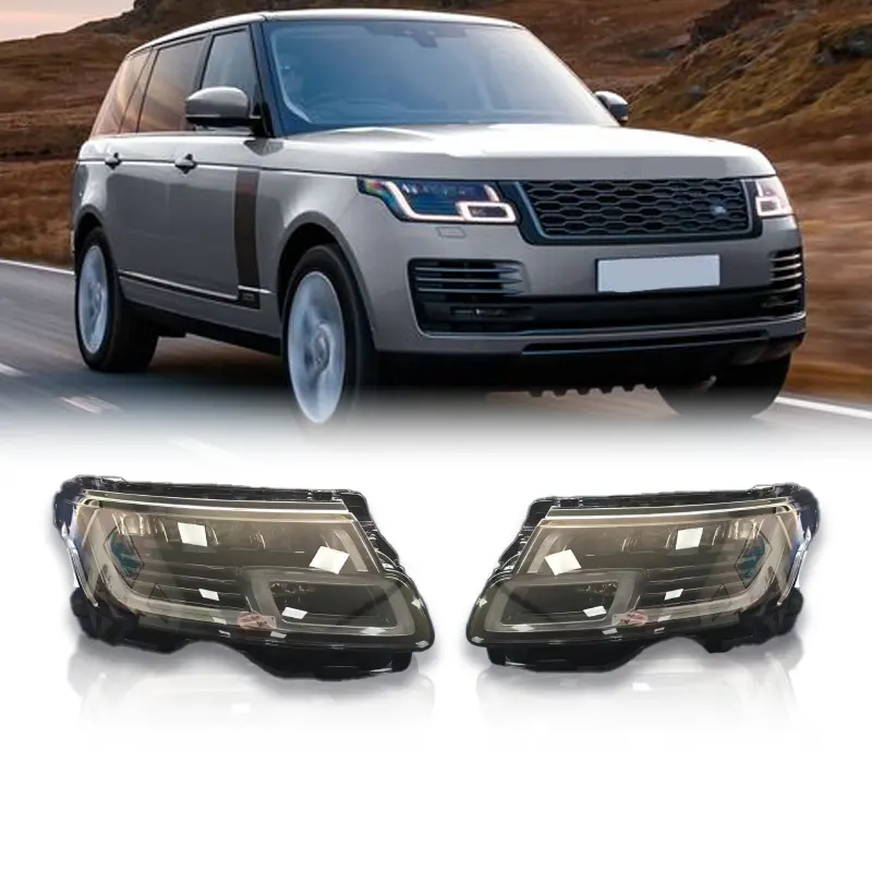 HW I405 LED 4 Lens Faróis Versão Alta para Range Rover Vogue 2013-2022 ...
