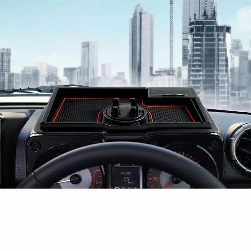Interior Accessories Front Dashboard Storage Box with Phone Holder For Suzuki Jimny JB64 JB74 ...
