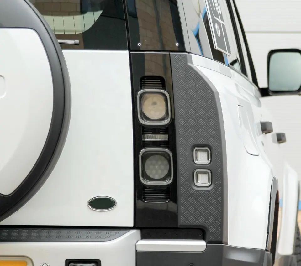 HW 4x4 Offroad Car Smoked Led Tail Lights Rear lamps Warning Light for ...